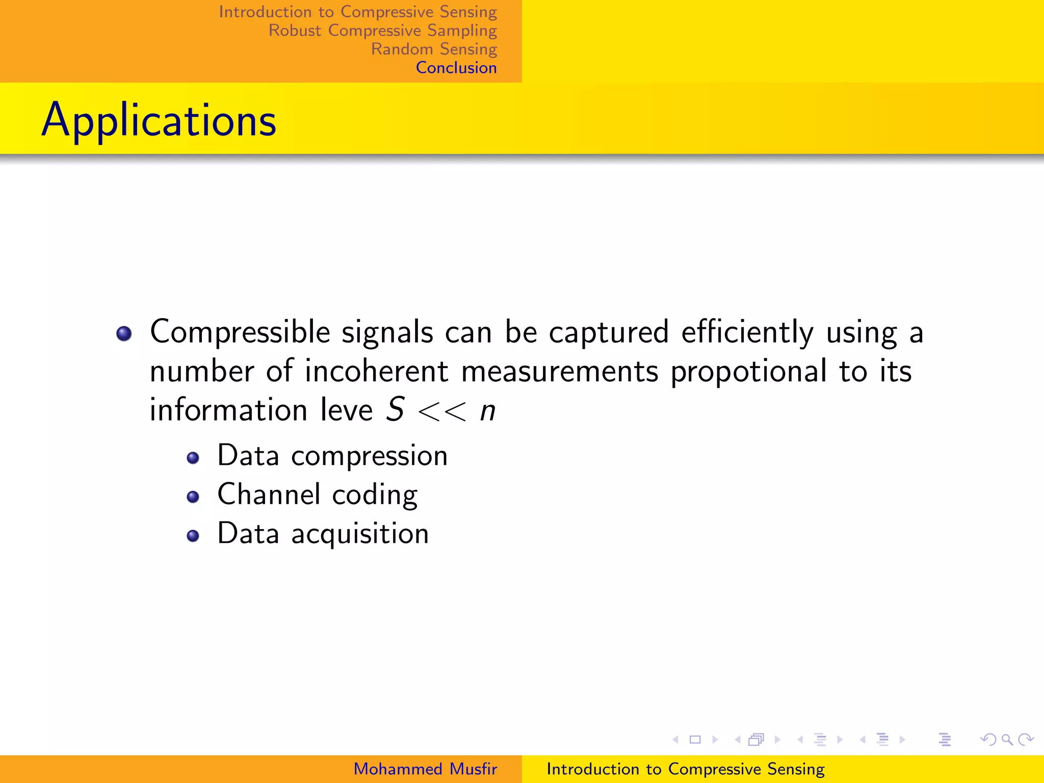 Introduction to compressive sensing | PDF