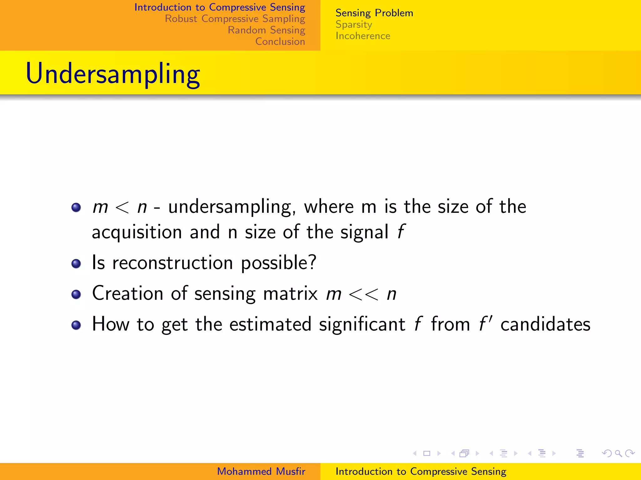 Introduction to compressive sensing | PDF