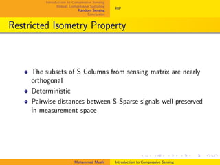 Introduction to compressive sensing | PDF