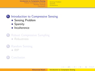 Introduction to compressive sensing | PDF