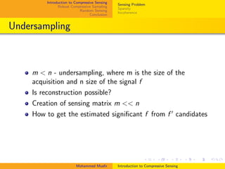 Introduction to compressive sensing | PDF