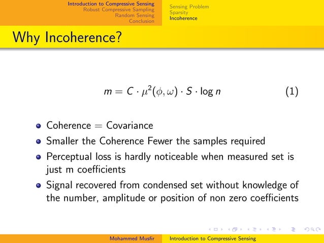 Introduction to compressive sensing | PDF