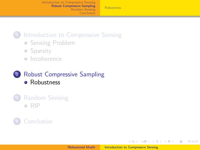 Introduction to compressive sensing | PDF