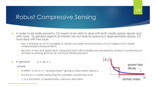 Introduction to compressive sensing | PDF