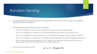 Introduction to compressive sensing | PDF