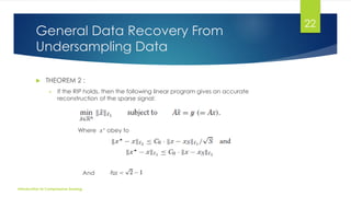 Introduction to compressive sensing | PDF