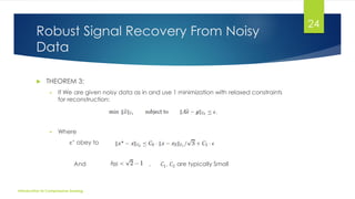 Introduction to compressive sensing | PDF