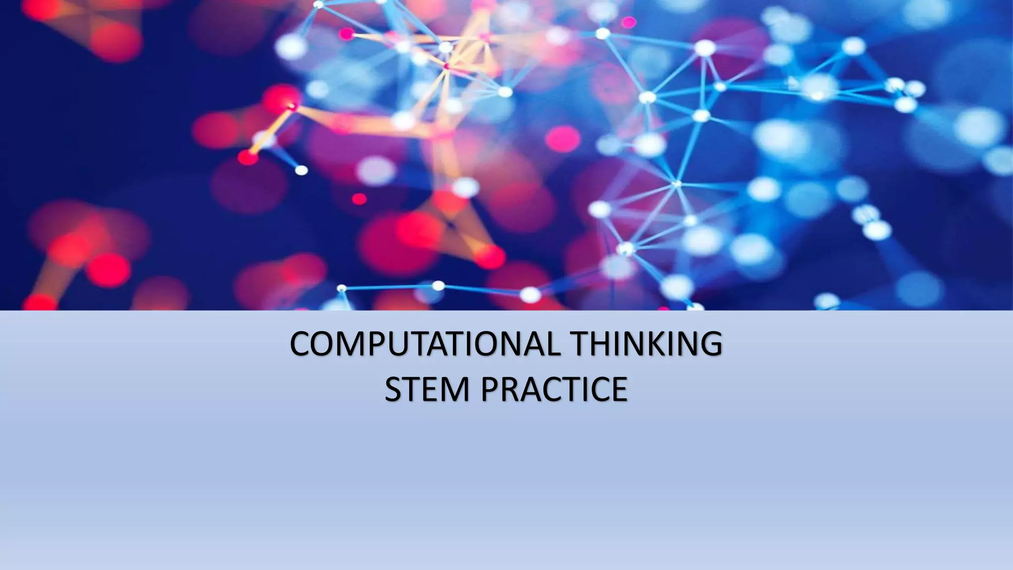 Introduction To Computational Thinkingpptx Computing Technology