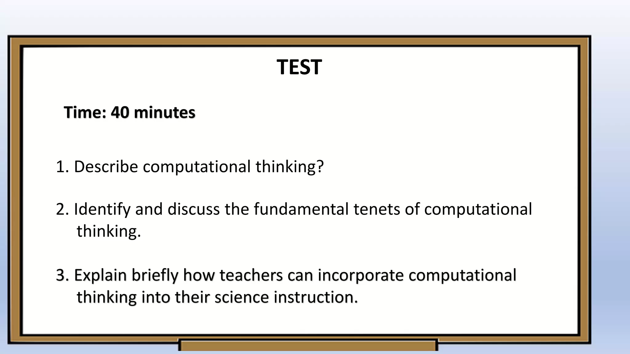 Introduction To Computational Thinkingpptx Computing Technology