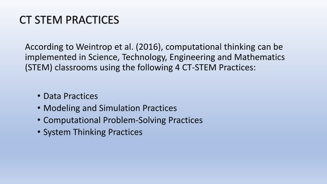 Introduction to Computational Thinking.pptx | Computing | Technology & Computing