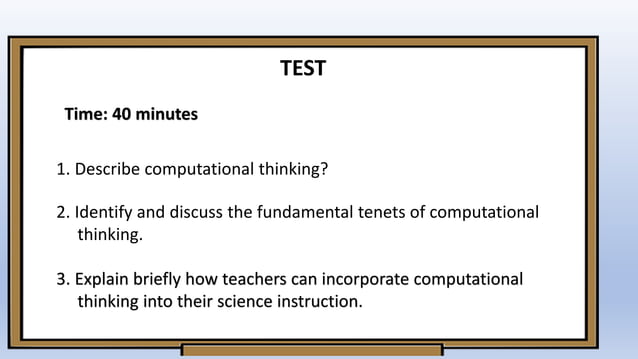 Introduction to Computational Thinking.pptx | Computing | Technology & Computing
