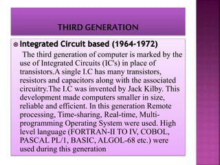 Introduction to computer | PPTX