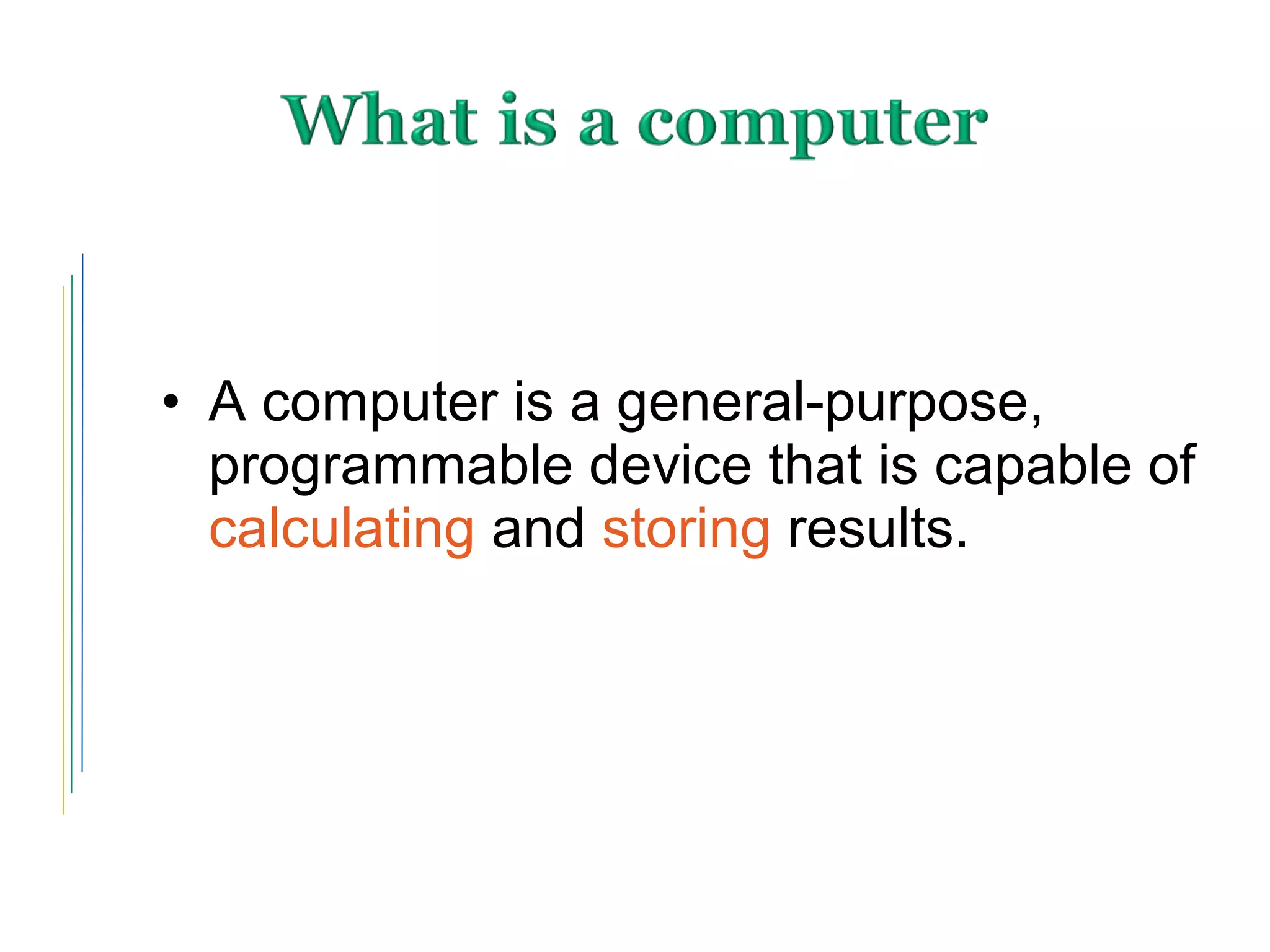 Introduction to computer | PPT