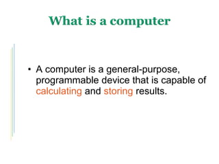 Introduction to computer | PPT