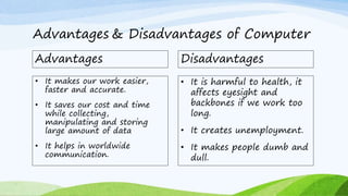 Introduction to compter | PDF