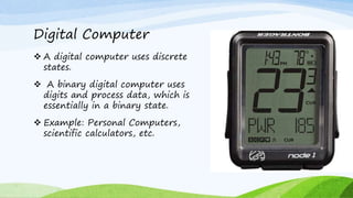 Introduction to computer | PPSX | Computing | Technology & Computing