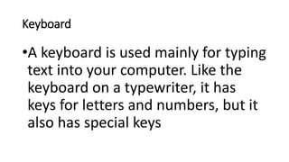 Introduction to computer | PPTX