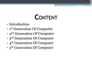 Introduction To Computer | PPT