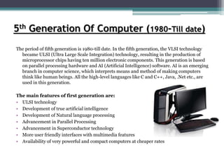 Introduction To Computer | PPT