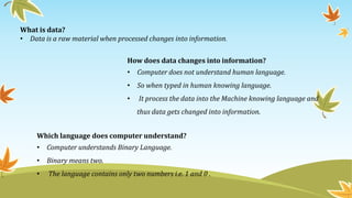 Introduction to computer | PPTX