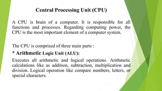 Introduction to computer | PPTX