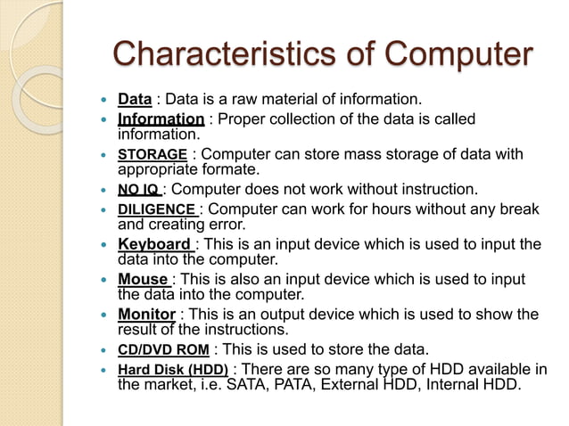 Introduction to computer | PPT