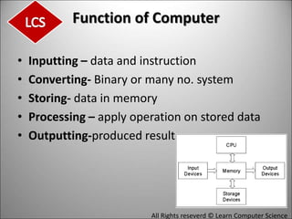 Introduction to computer | PPT