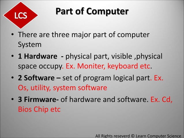 Introduction to computer | PPT