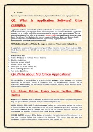 Introduction to computer | DOCX