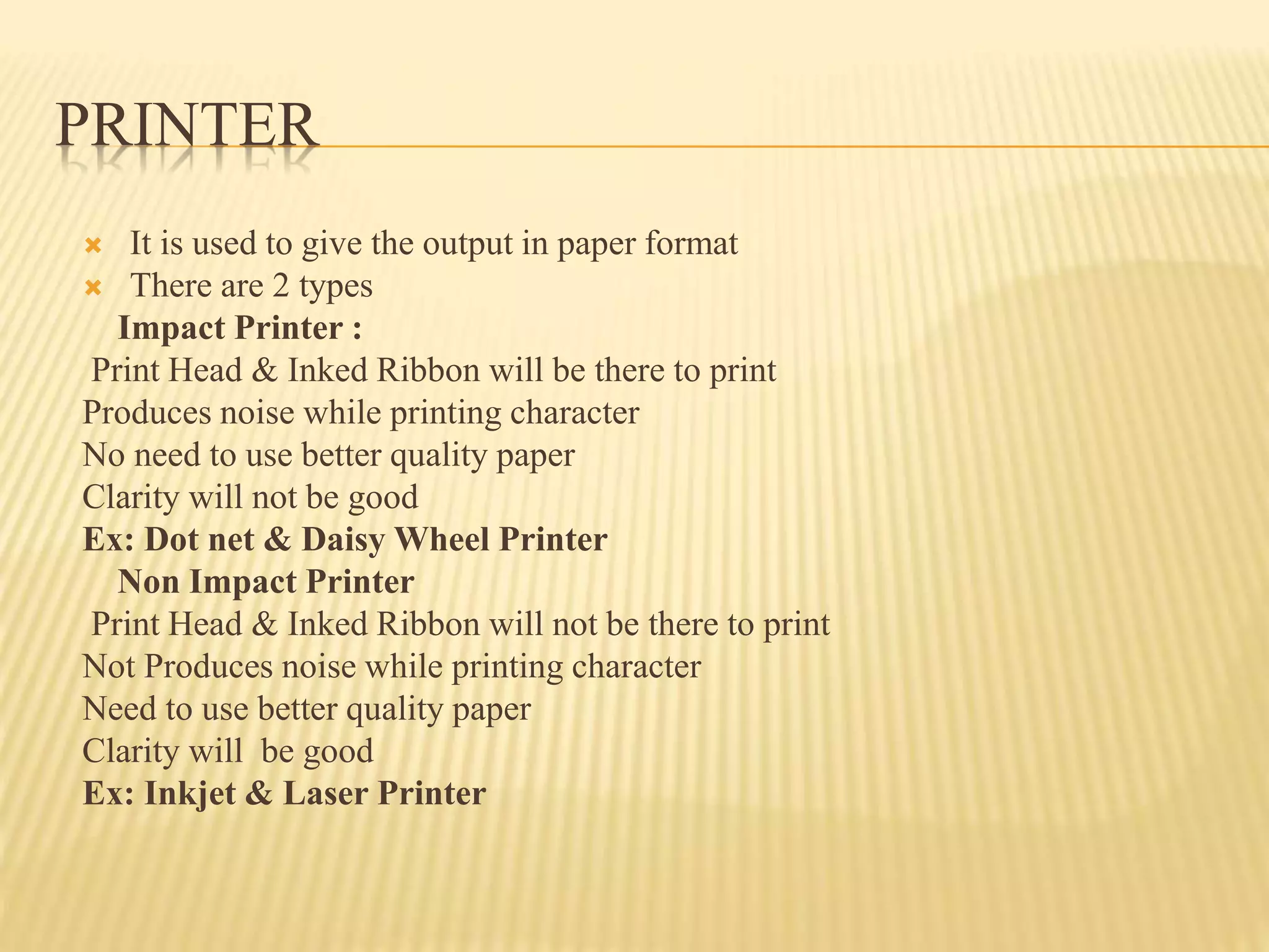 Introduction to computer.pptx | Computer Peripherals | Computing