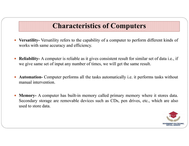 Introduction to Computer Fundamentals | PDF