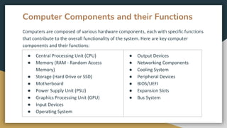 Introduction to Computer, Computer Basics.pptx
