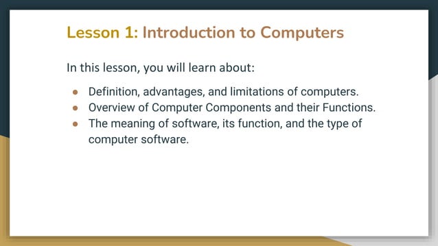 Introduction to Computer, Computer Basics.pptx