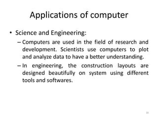 Introduction to Computer, Basis of ICT in Detail | PDF