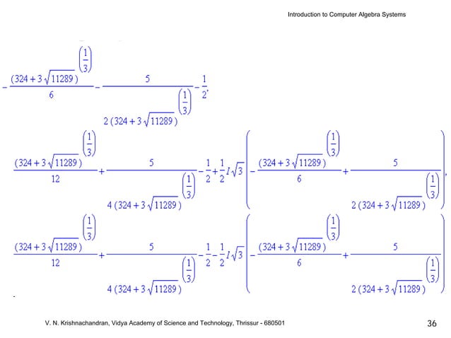 Introduction to Computer Algebra Systems | PDF | Physics | Science