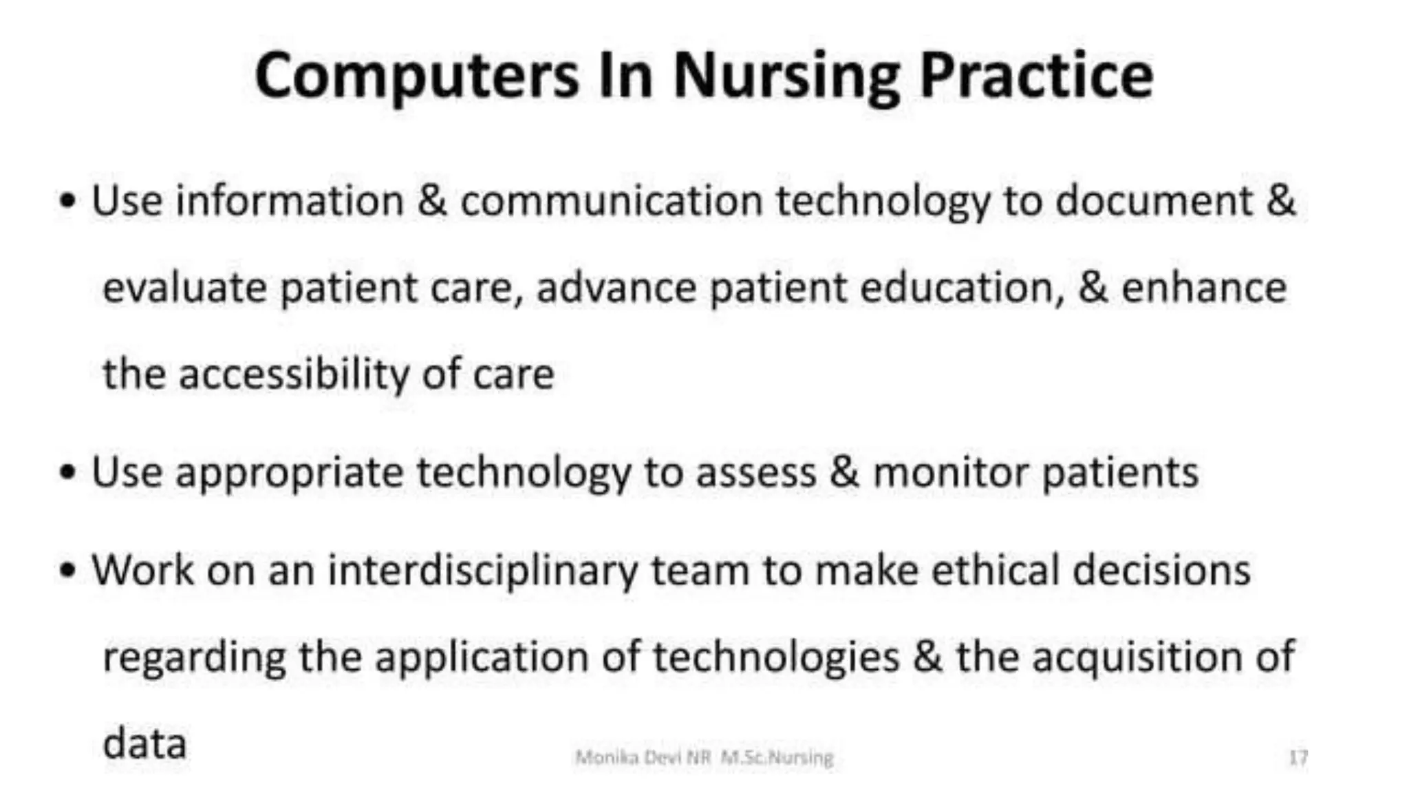 Introduction to computer application for patient care delivery. | PPTX