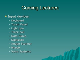 Introduction to computer graphics | PPT