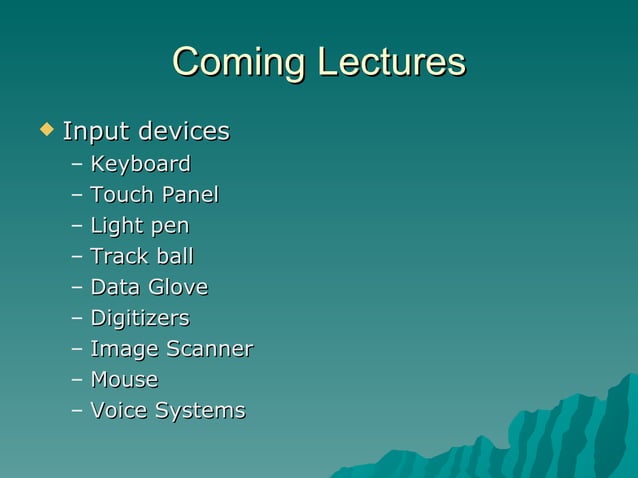 Introduction to computer graphics | PPT