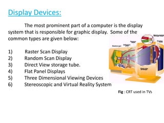 Introduction to computer graphics | PPTX