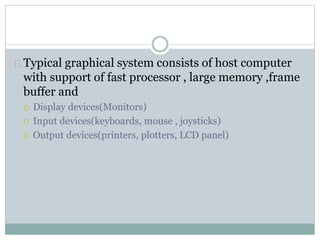 Introduction to computer graphics | PPTX