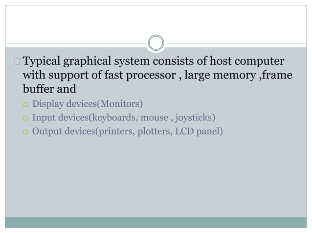 Introduction to computer graphics | PPTX