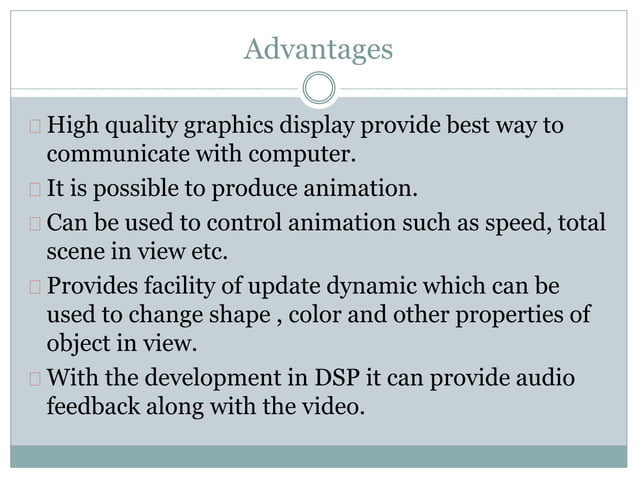 Introduction to computer graphics | PPTX