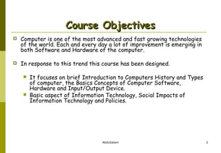 Introduction to computer hardware | PPT