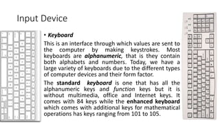 Introduction to computer hardware | PPTX