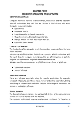 Introduction to computer_hardware | PDF