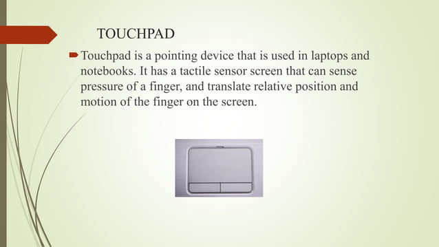 Input Devices | PPT