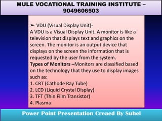 ppt computer by suhel | PPT