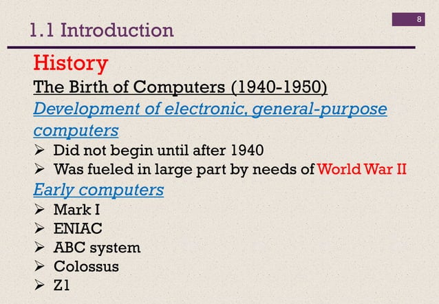 Introduction to computer_lec_01 | PPT