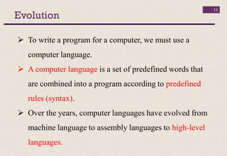 Introduction to computer_lec_04 | PDF | Programming Languages | Computing