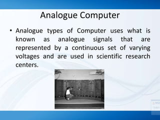 Introduction to computer lec (1) | PPTX